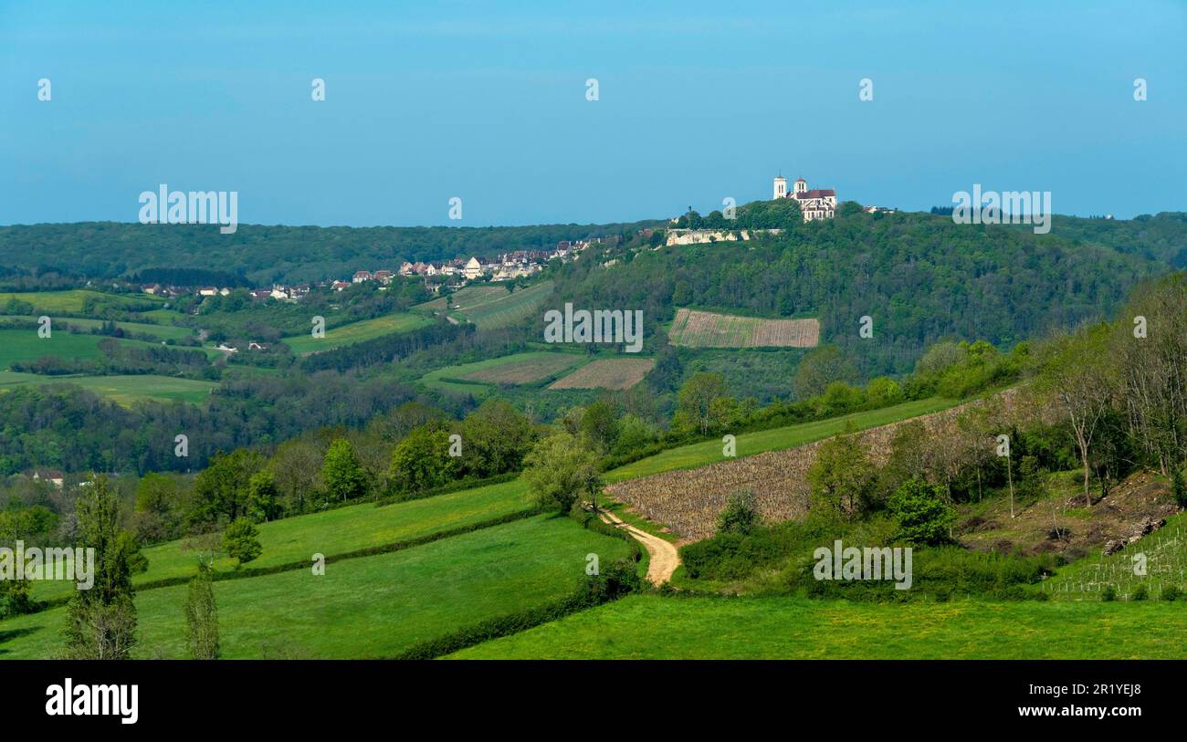Vezelay labelled les Plus Beaux Villages de France. Unesco World ...