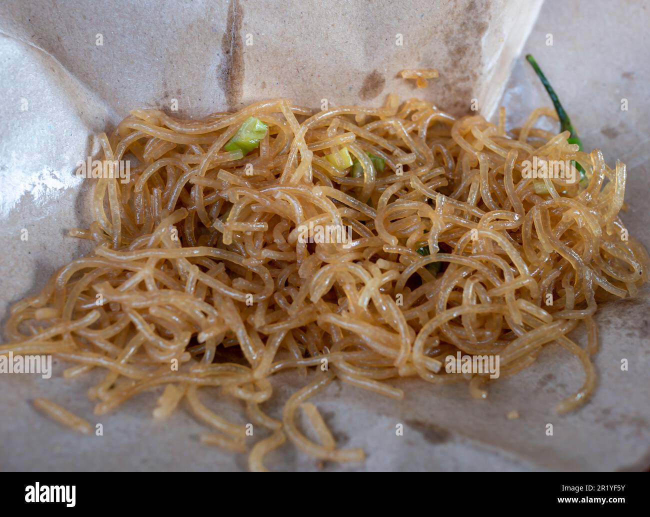 Bakmi Goreng, Indonesian food, fried noodles with chicken and egg Stock ...