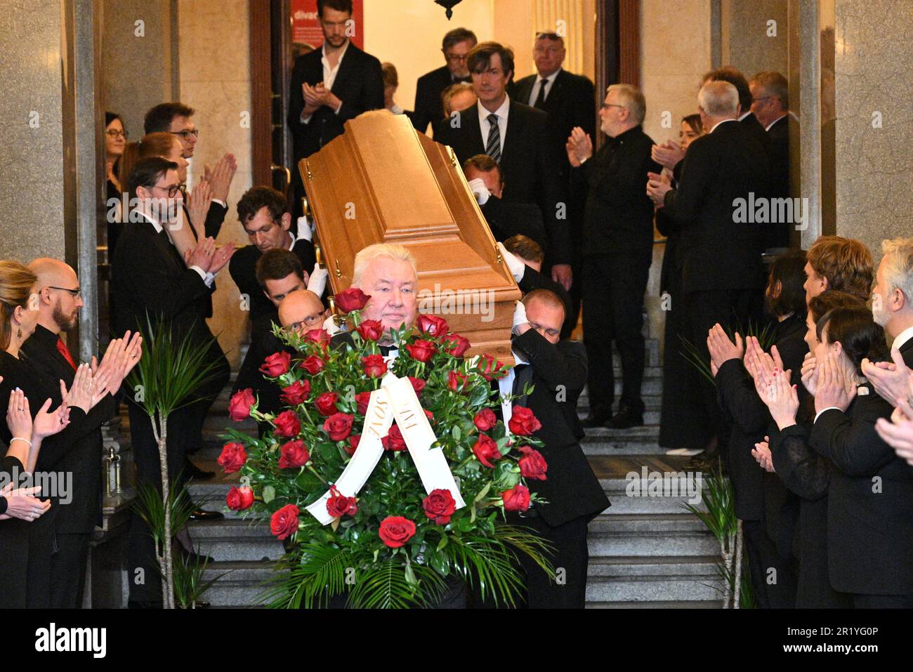 Prague, Czech Republic. 16th May, 2023. The last farewell to actress ...