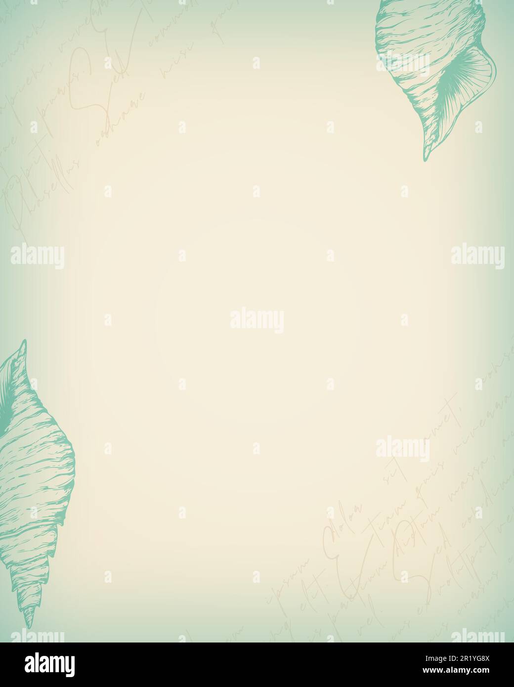 Template vintage blank blue paper sheet collage for writing message ...