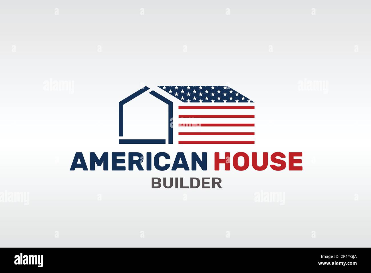Real Estate Logo Concept American Design Stock Vector Image & Art - Alamy