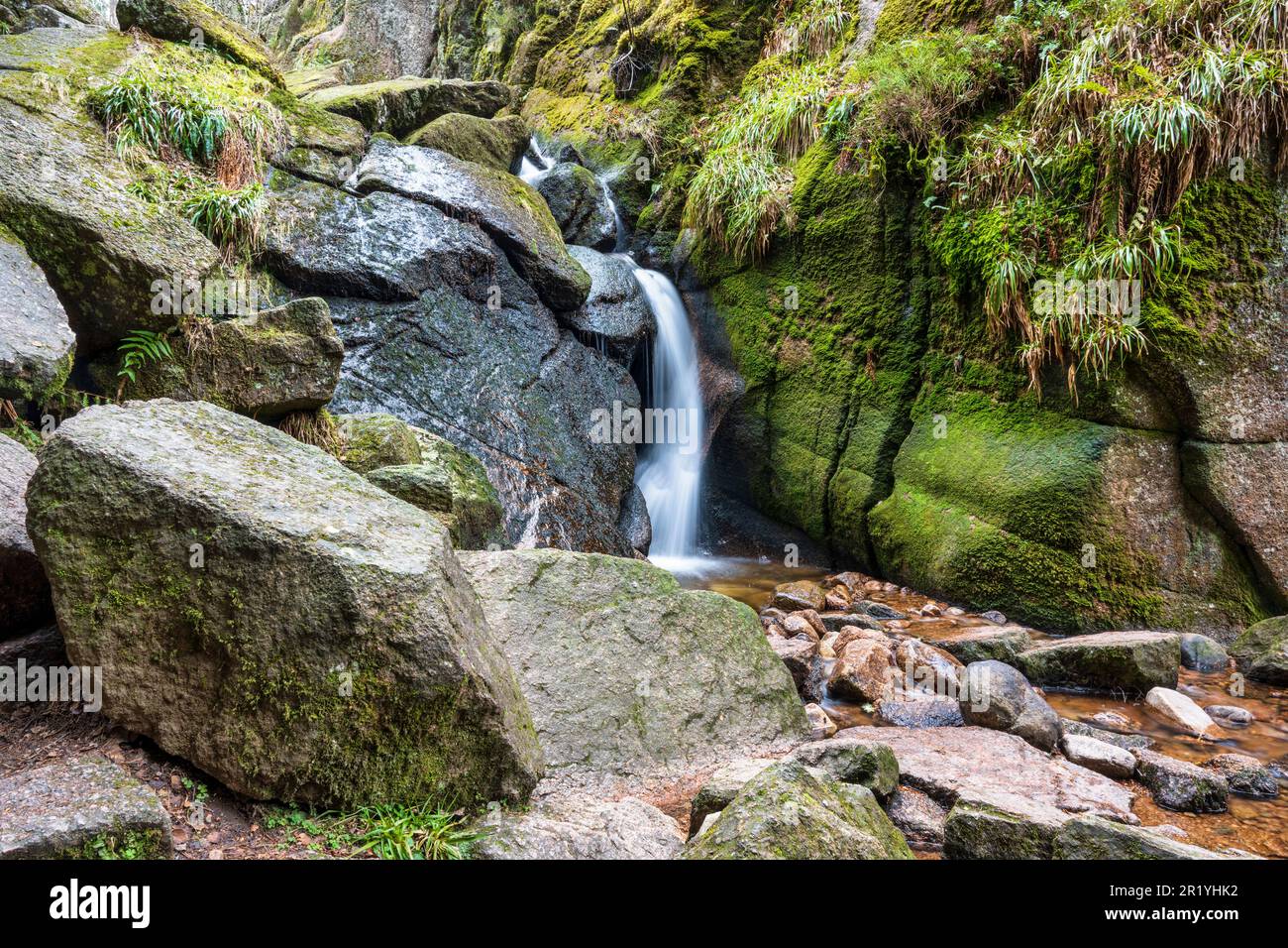 Burn O’ Vat waterfall in Muir of Dinnet National Nature Reserve near ...