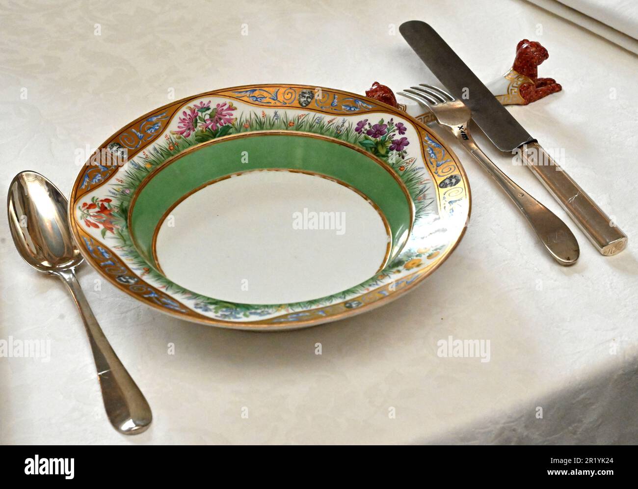 16 May 2023, Brandenburg, Potsdam: The Marble Palace exhibits the ...