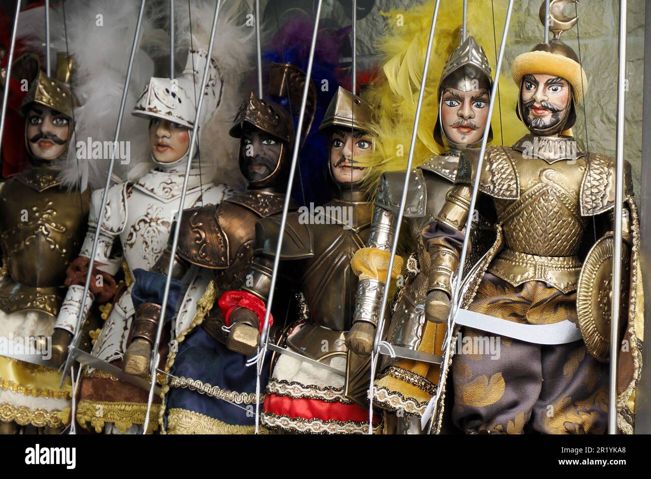 Traditional Sicilian puppets used for The Opera dei Pupi is a ...