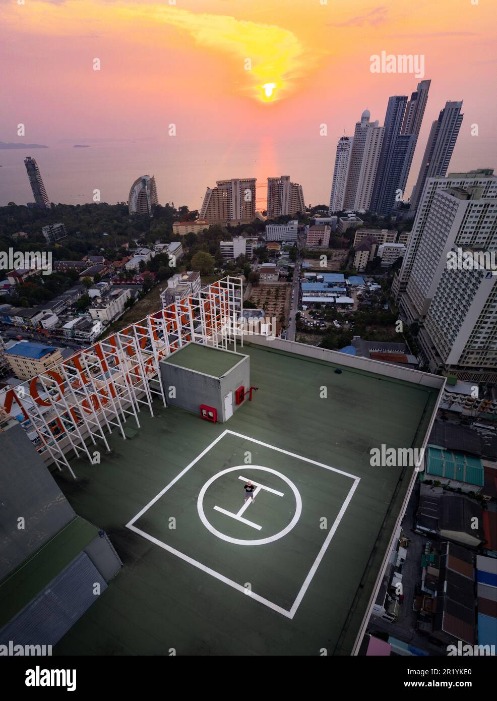 Aerial view pattaya bang lamung hi-res stock photography and images - Alamy