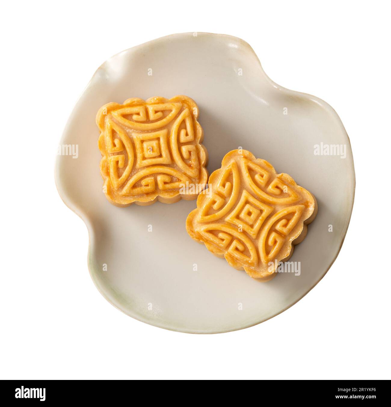 Delicious moon cake for Mid-Autumn Festival food mooncake isolated ...