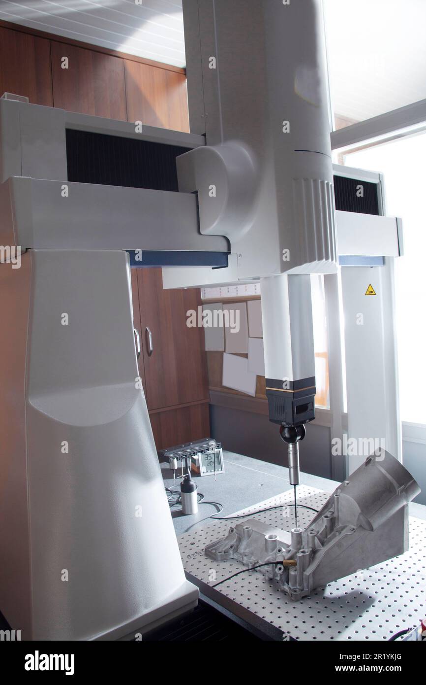 Precision Measuring Machine in Manufacturing Factory Stock Photo - Alamy
