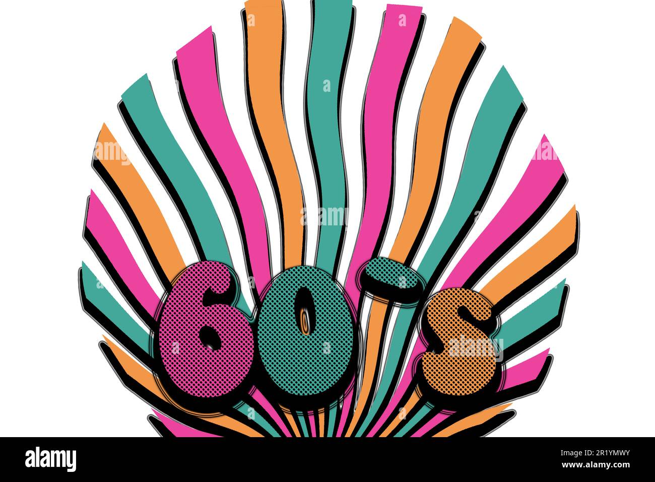 Inscription "60`s" on the white background Stock Photo - Alamy