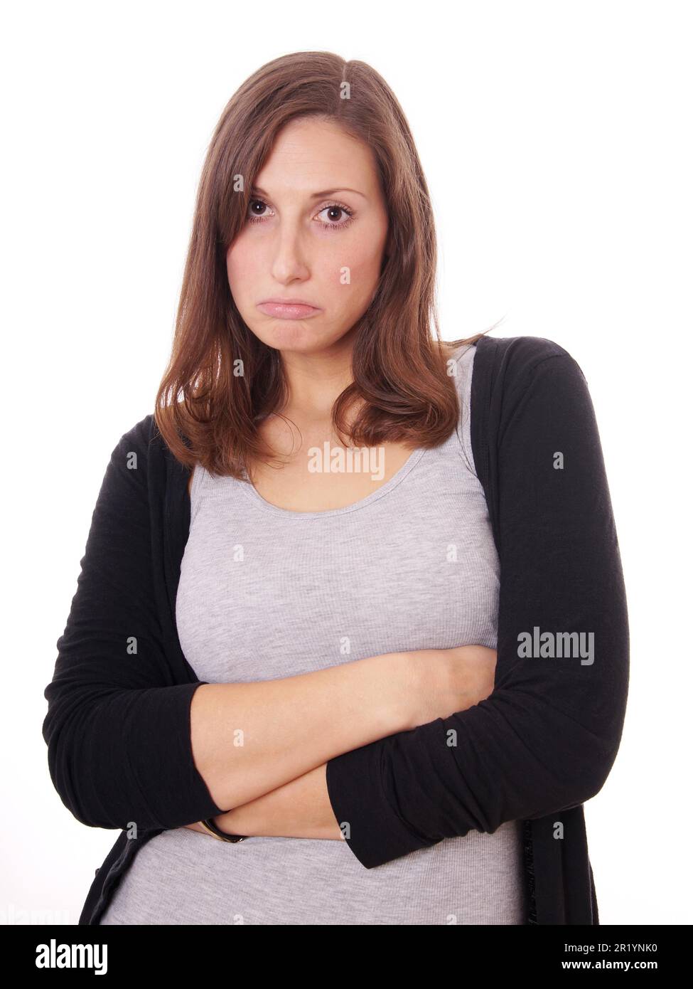 Woman sulking hi-res stock photography and images - Alamy
