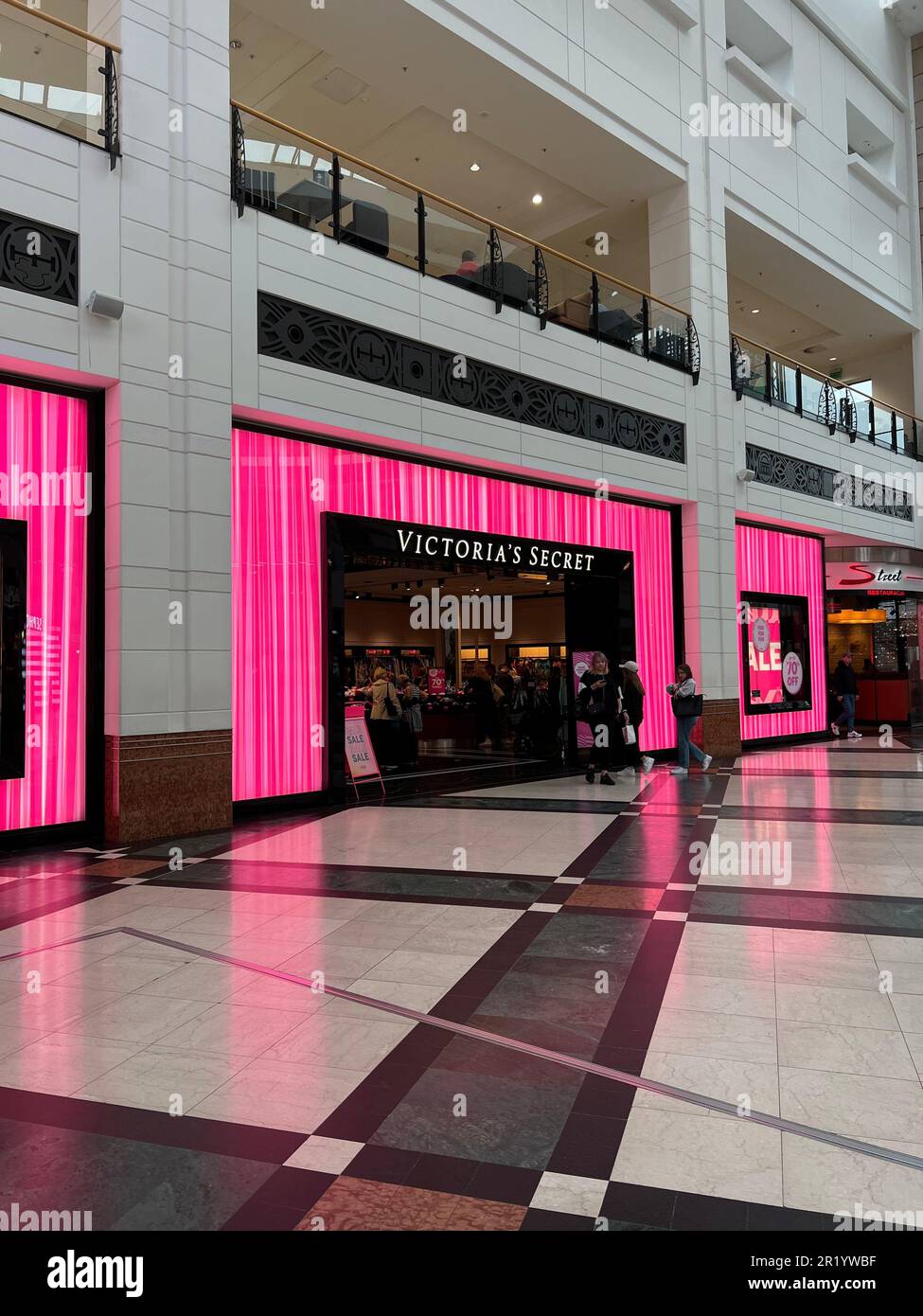 Poland, Warsaw - July 12, 2022: Official Victoria secret store in ...