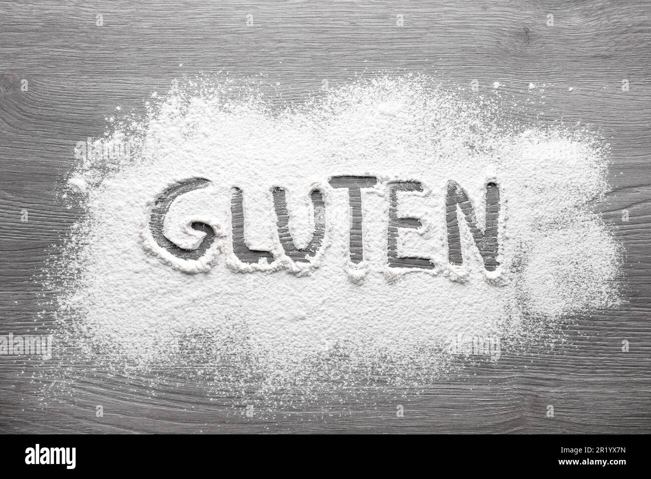 Handwritten word flour written hi-res stock photography and images - Alamy