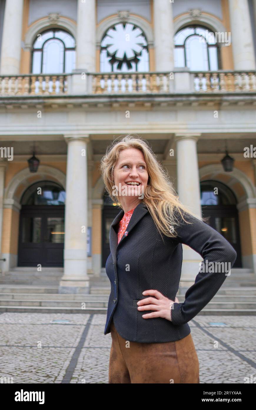 16 May 2023, Saxony-Anhalt, Halle (Saale): The Dane Mille Maria ...