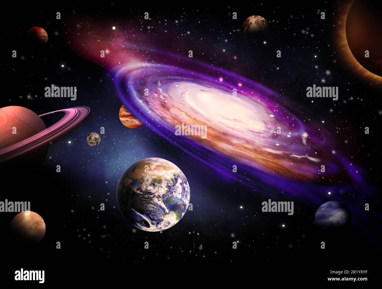 Solar Planets And Stars