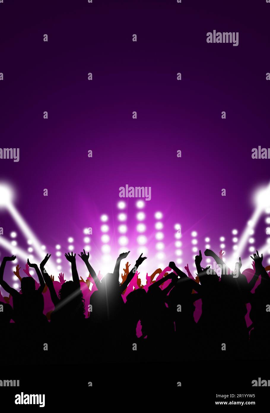 Nightclub Crowd Wallpaper