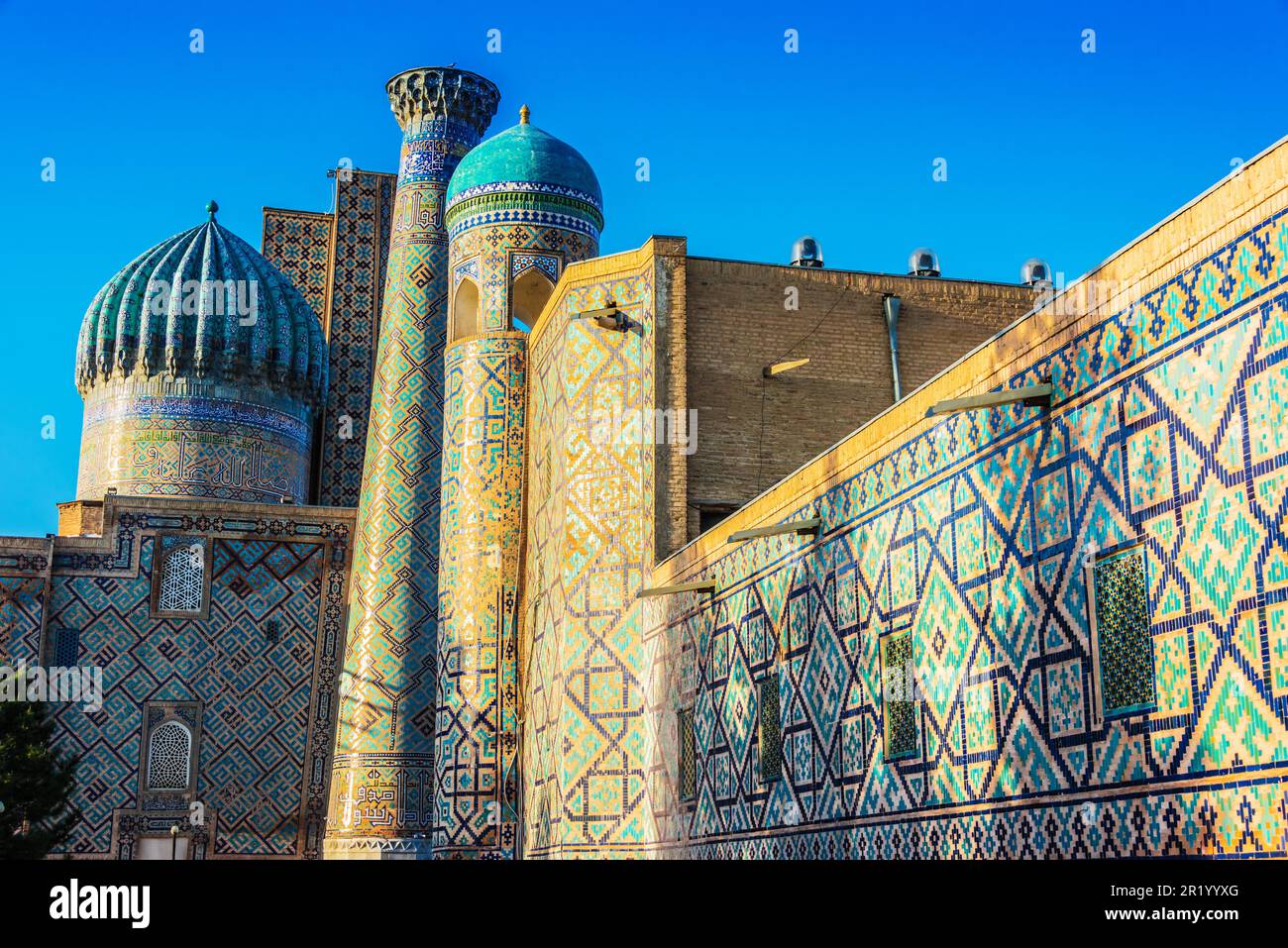 Architecture of Registan, an old public square in the heart of the ...