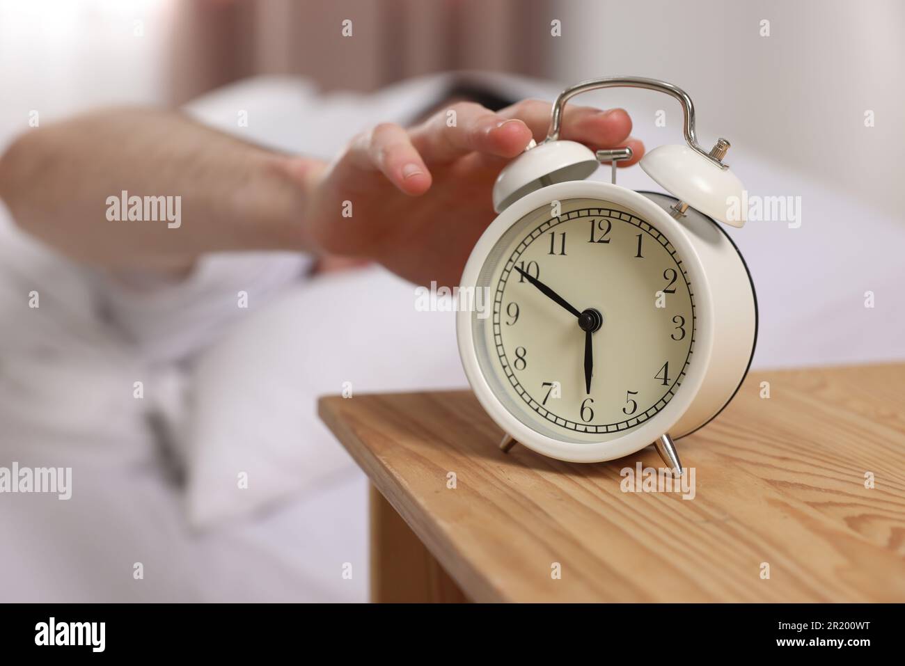 Hand turning switch classic wooden hi-res stock photography and images ...