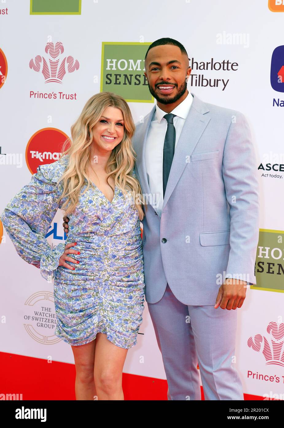 Anna Williamson and Paul Brunson attending the Prince's Trust Awards ...