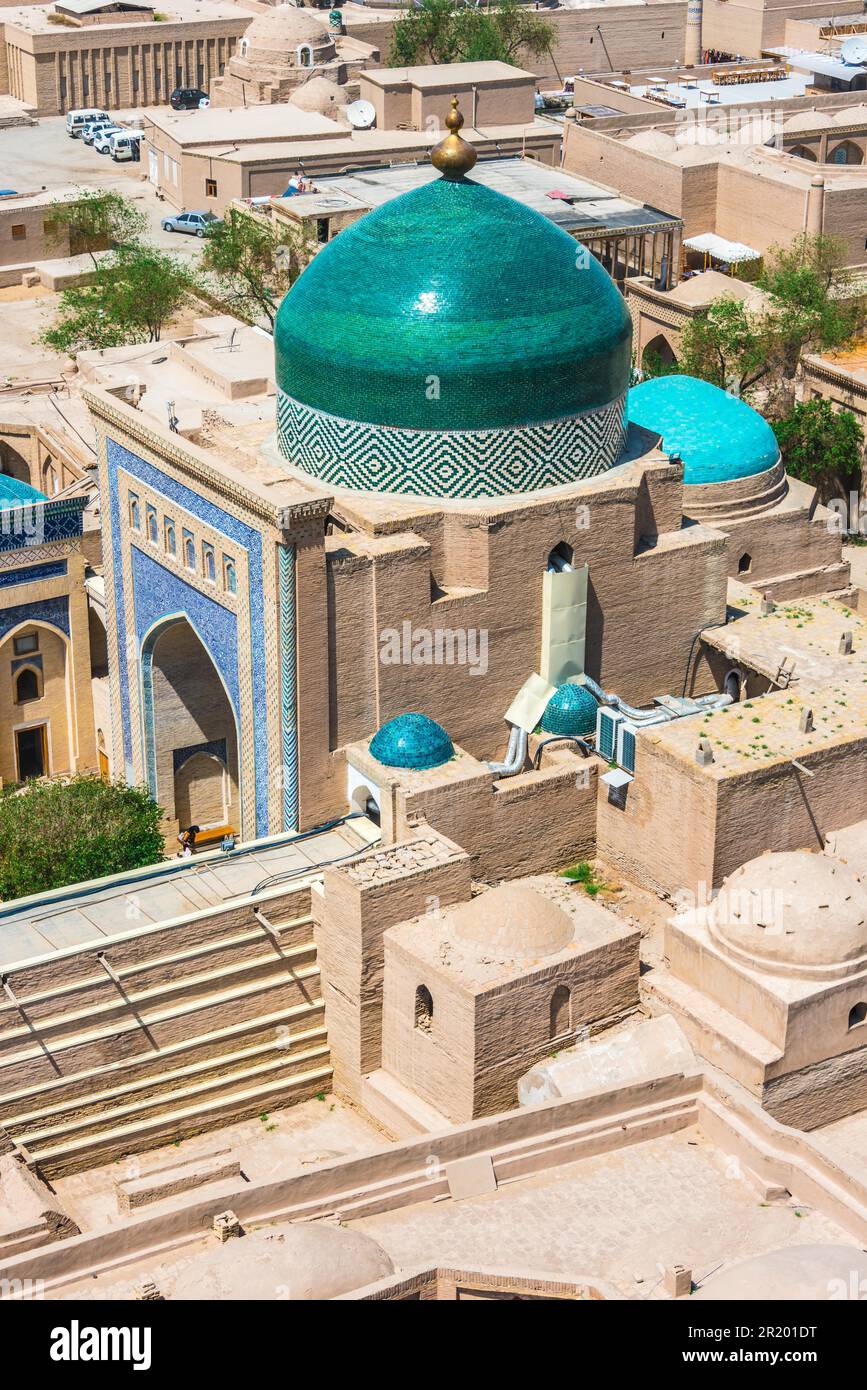Historic architecture of Itchan Kala, walled inner town of the city of ...