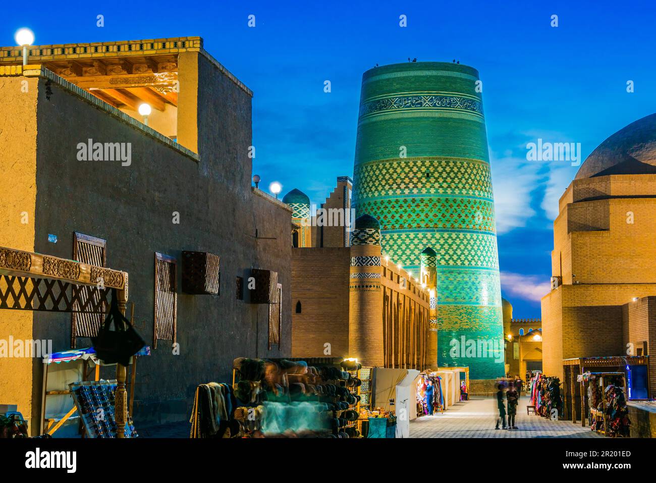 Historic architecture of Itchan Kala, walled inner town of the city of ...