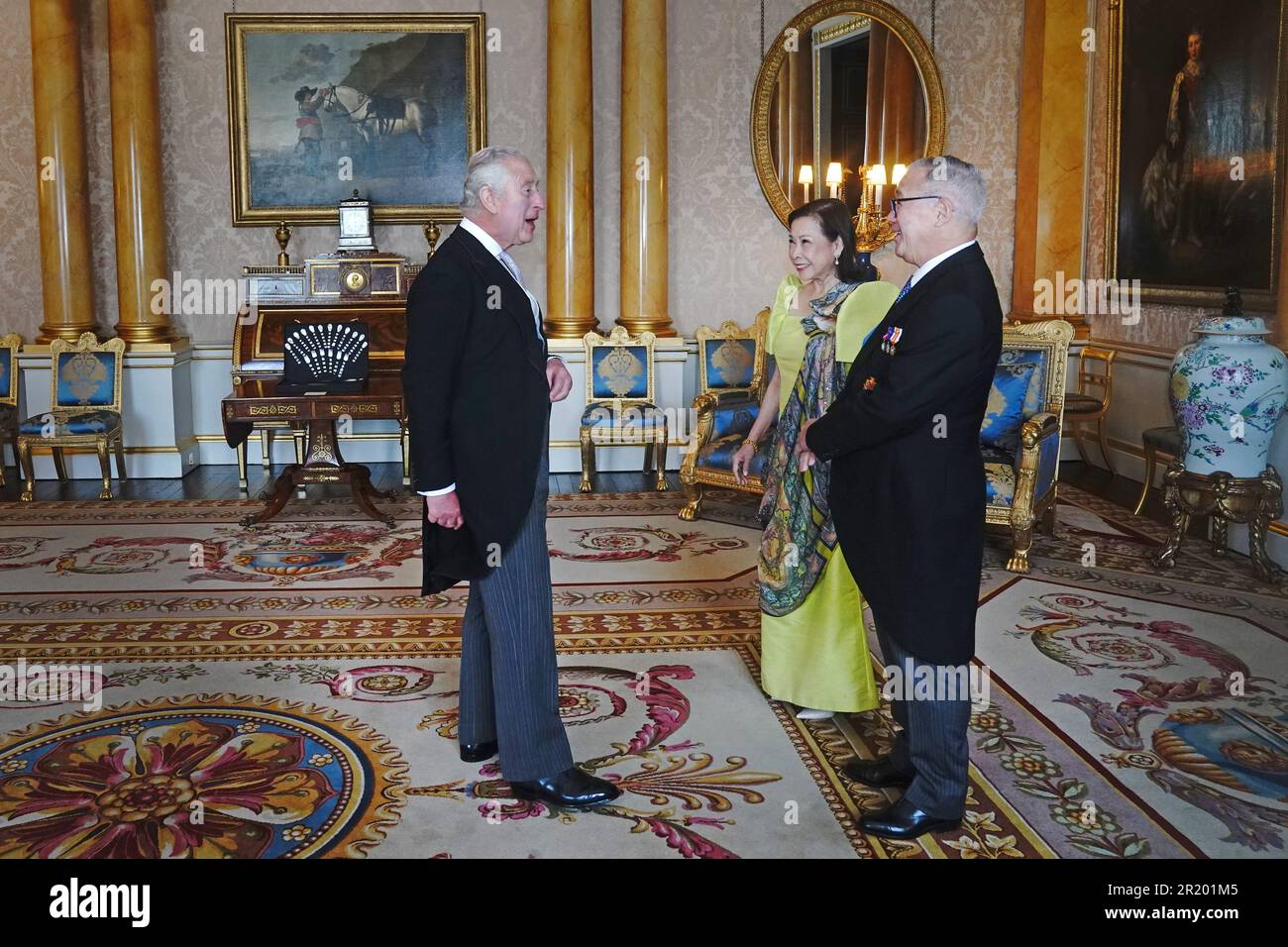 King Charles III receives the Ambassador of the Philippines Teodoro ...