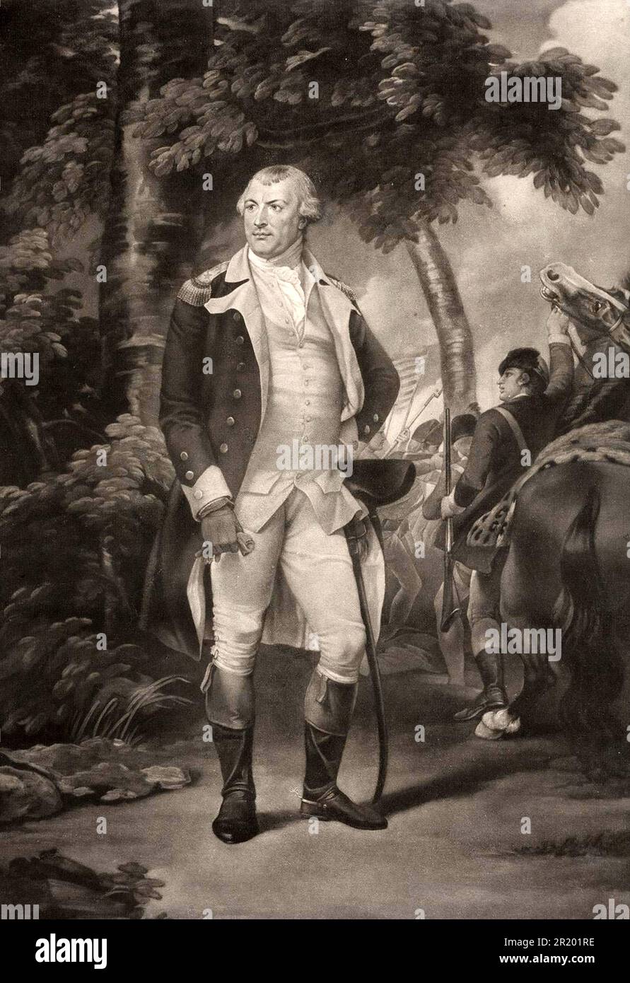 Nathanael Greene (7 August 1742-19 June 1786), after George Washington ...