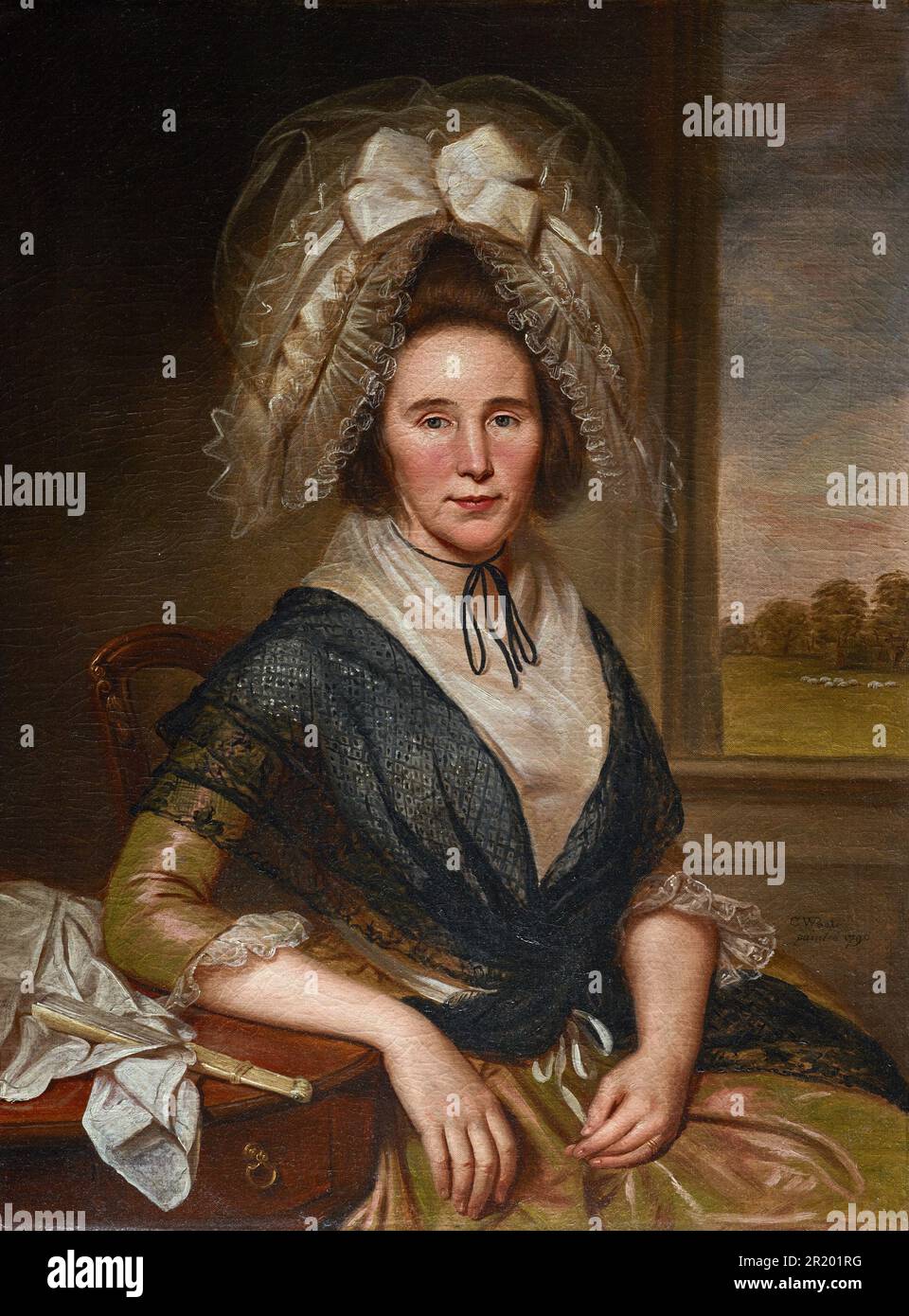 Rachel Leeds Kerr, Painting by Charles Willson Peale, Historic ...