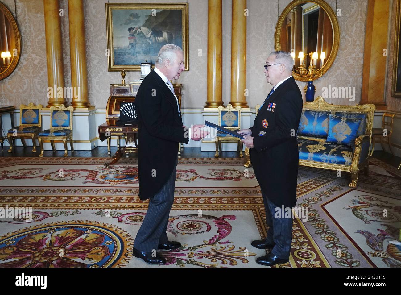 King Charles III receives the Ambassador of the Philippines Teodoro ...