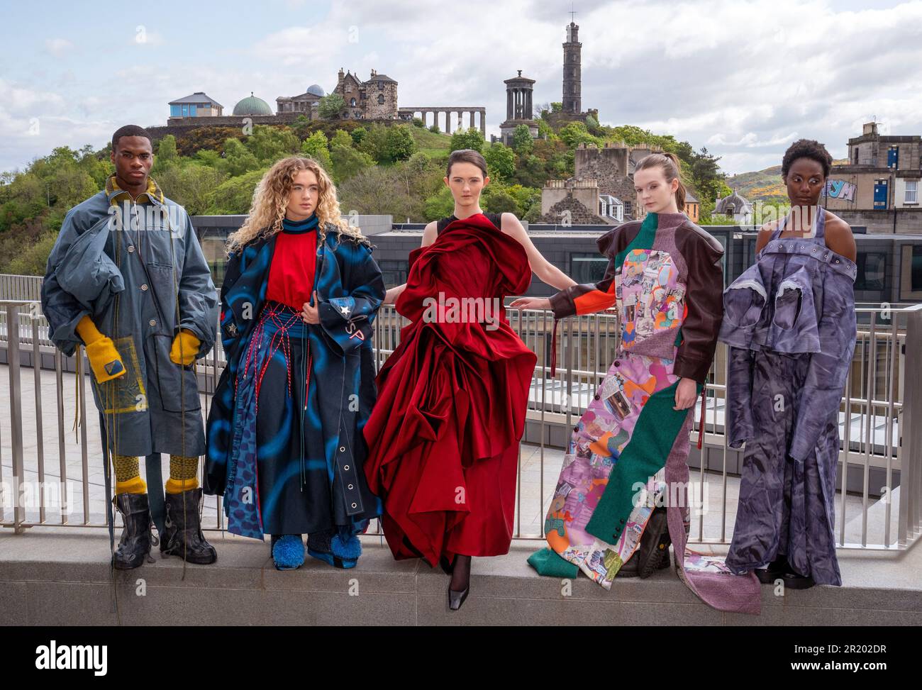 Designs by students (from left) Helen Protheroe, Phoebe Potter, Lauren ...