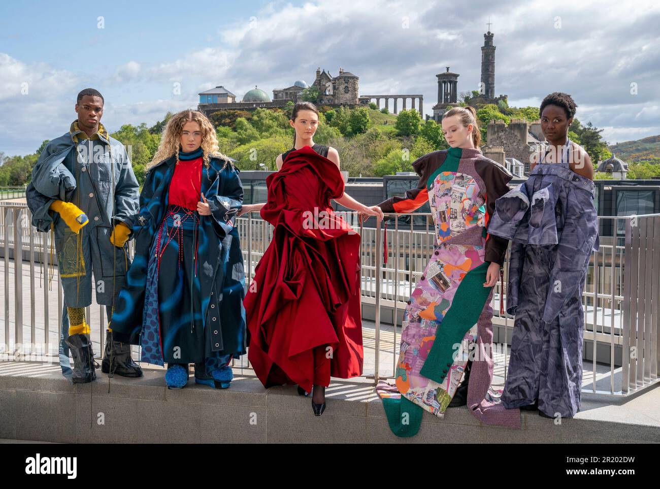 Designs by students (from left) Helen Protheroe, Phoebe Potter, Lauren ...