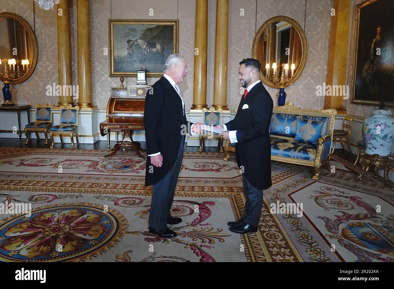 King Charles III receives the Ambassador of Timor-Leste Joao Paulo Da ...
