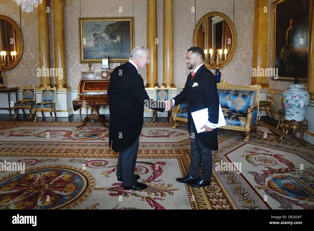 King Charles III receives the Ambassador of Timor-Leste Joao Paulo Da ...