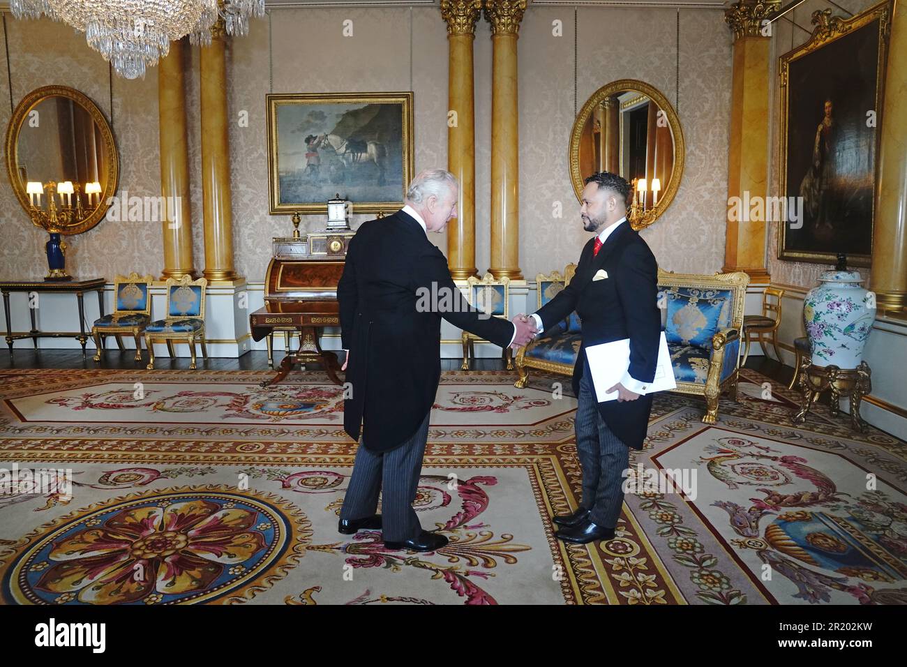 King Charles III receives the Ambassador of Timor-Leste Joao Paulo Da ...