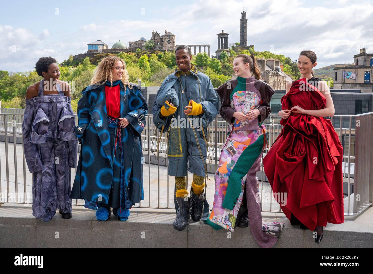 Designs by students (from left) Irene Chen, Phoebe Potter, Helen ...