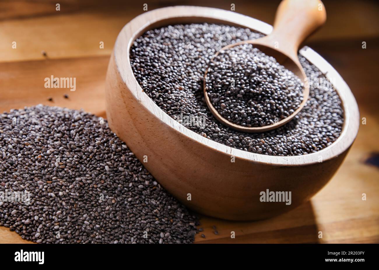 Chia seeds bowl on hi-res stock photography and images - Alamy