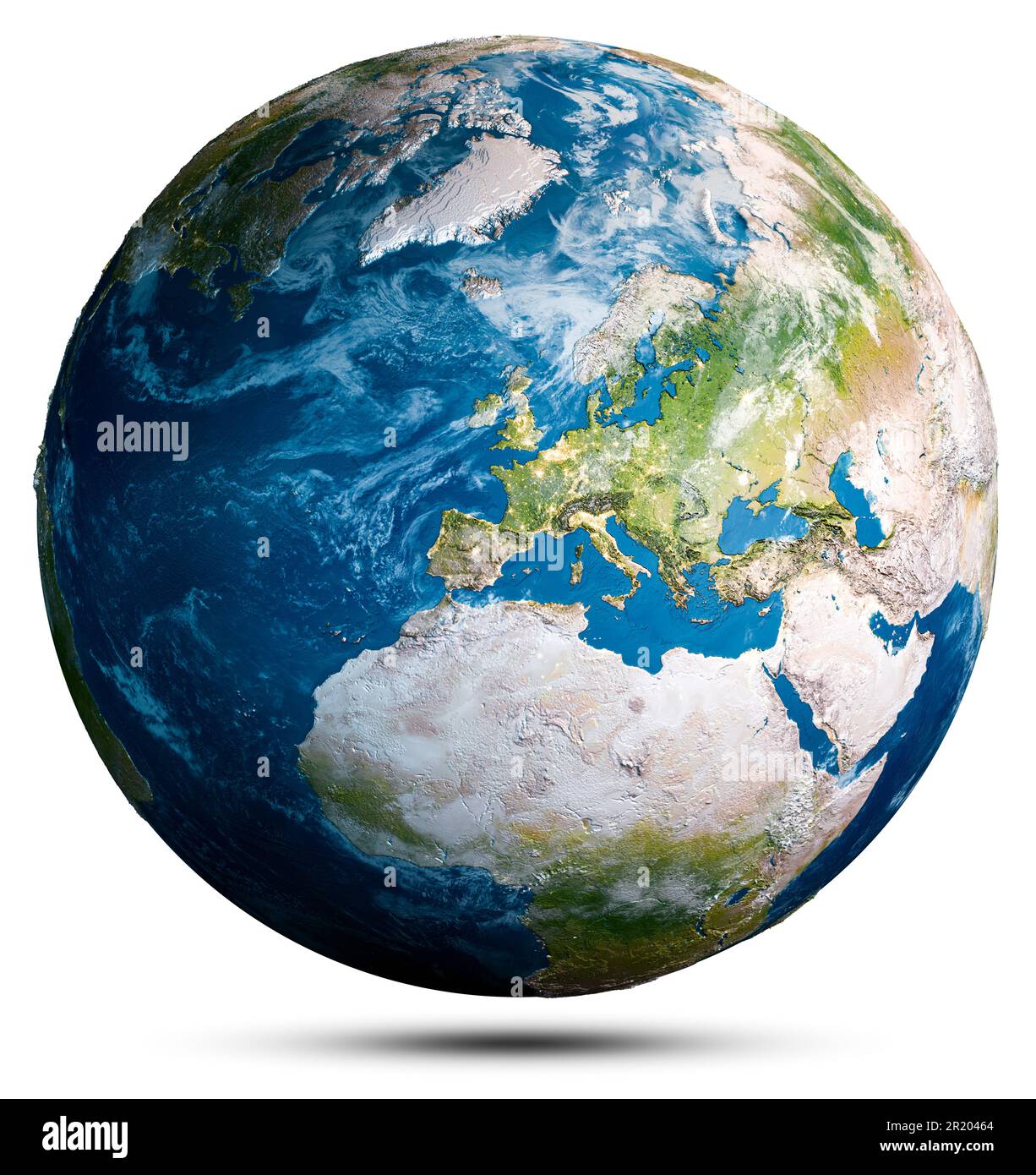 Earth globe world map. Elements of this image furnished by NASA. 3d ...