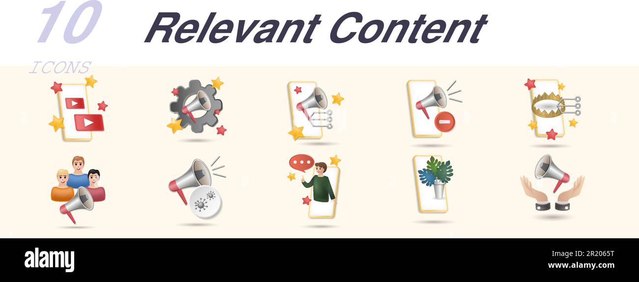 Content blocker Stock Vector Images - Alamy