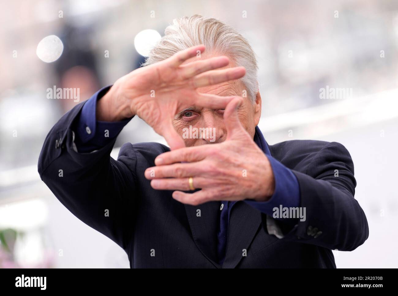 Michael Douglas poses for photographers at the photo call honoring him ...