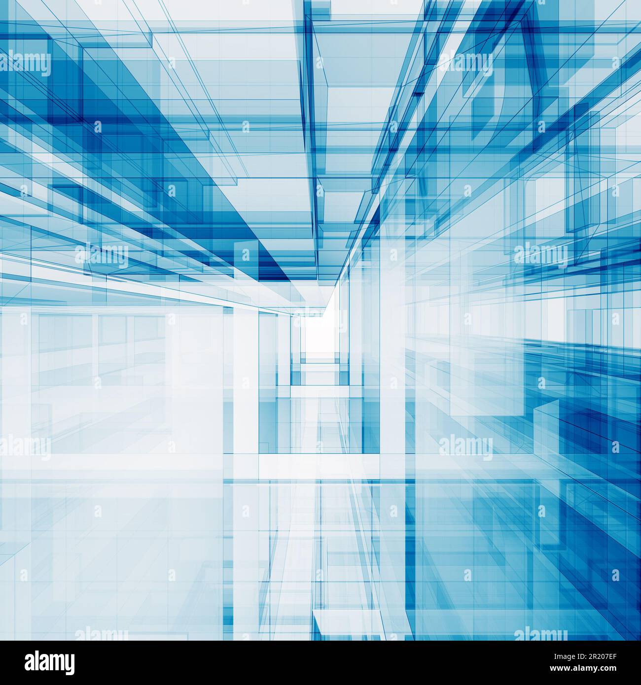 Abstract architecture. Concept view background 3D rendering Stock Photo ...