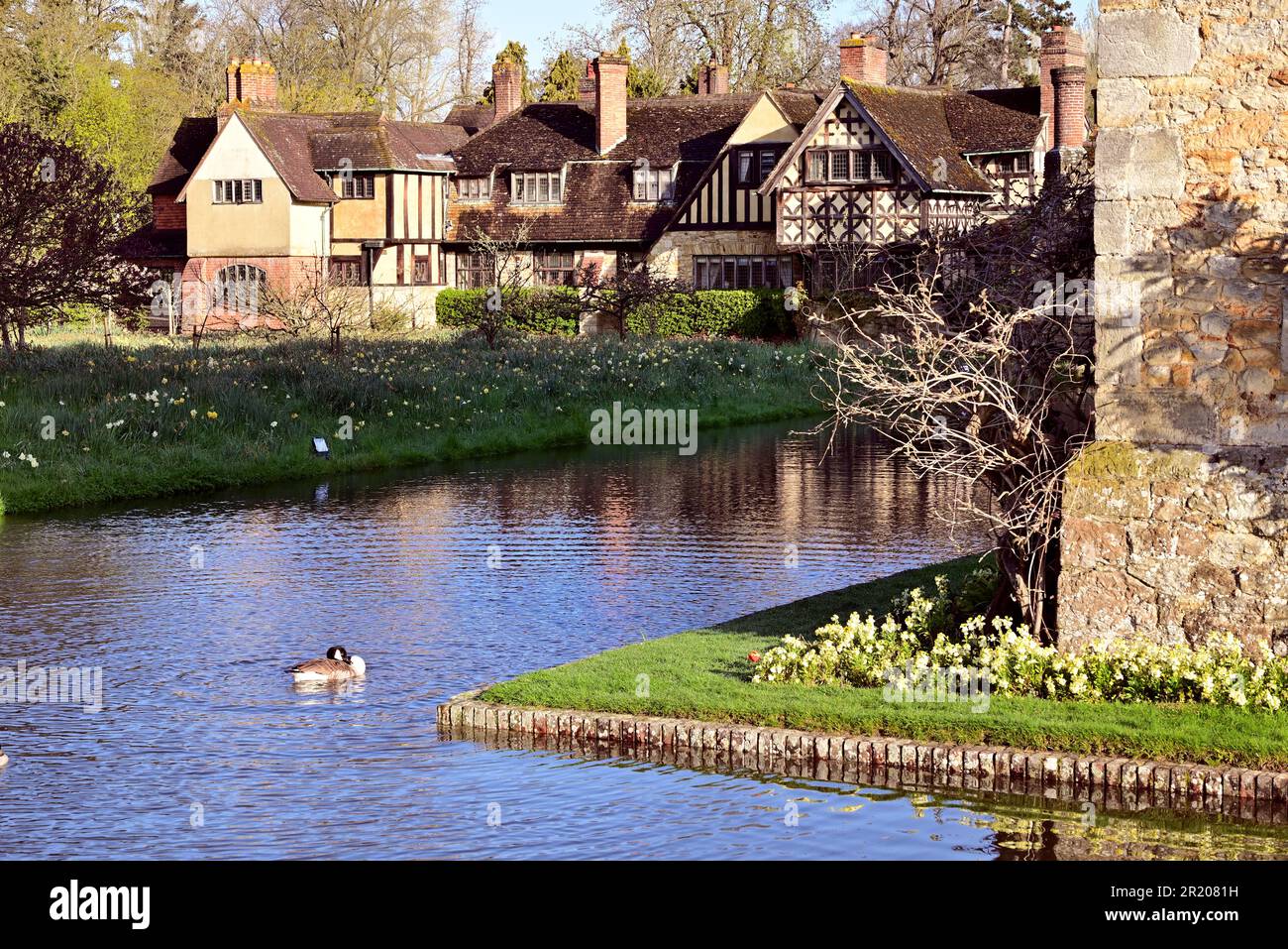 The Anne Boleyn wing at Hever Castle, Kent Stock Photo - Alamy