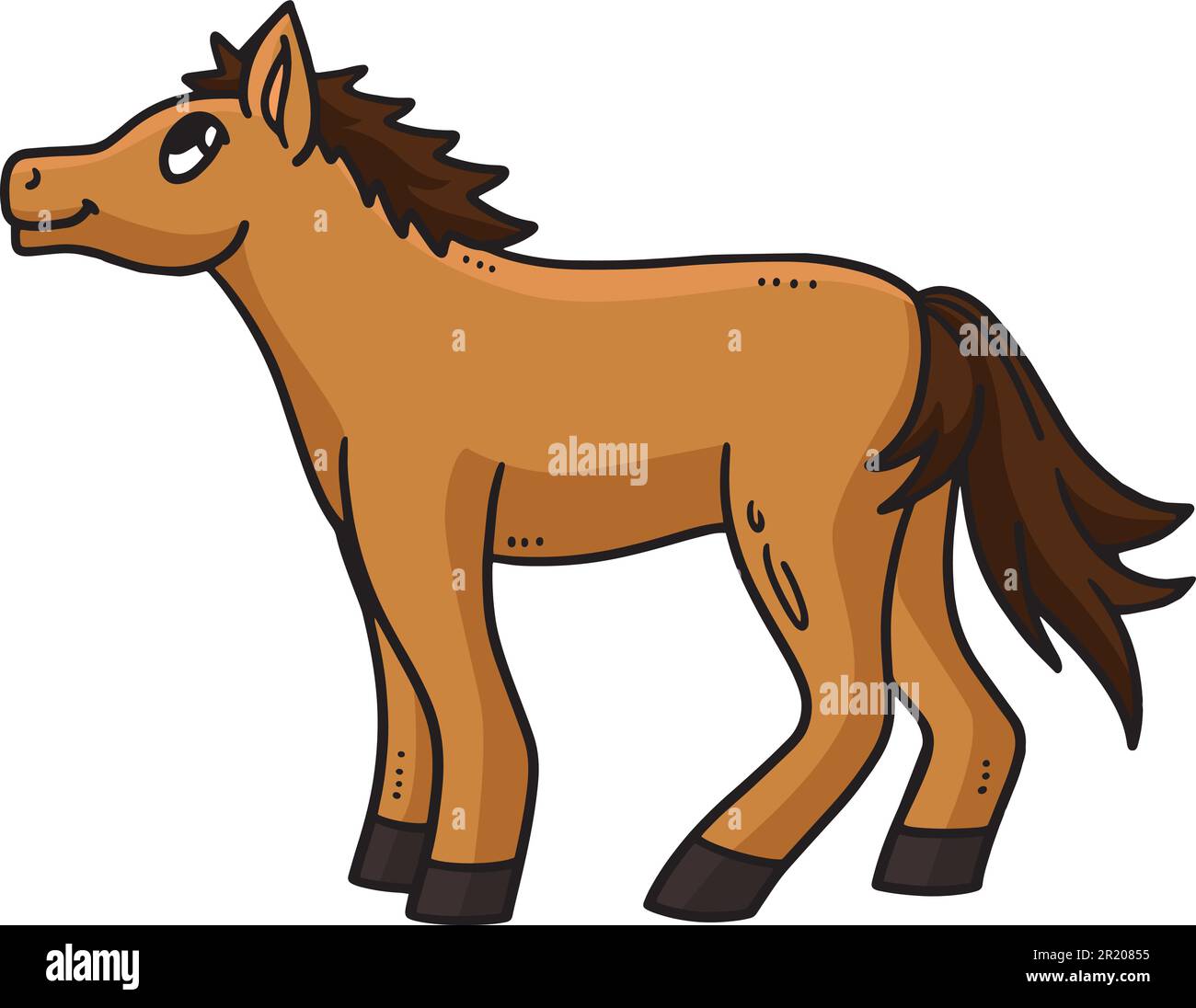 Dam with foal Stock Vector Images - Alamy