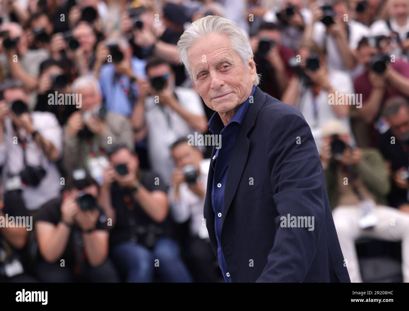 Michael Douglas poses for photographers at the photo call honoring him ...