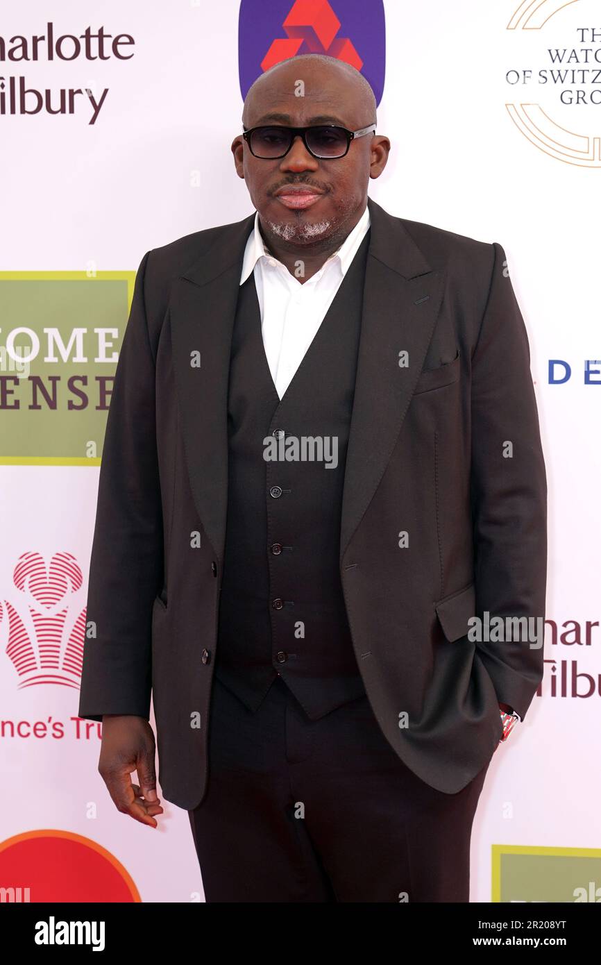 Edward Enninful attending the Prince's Trust Awards, at the Theatre ...