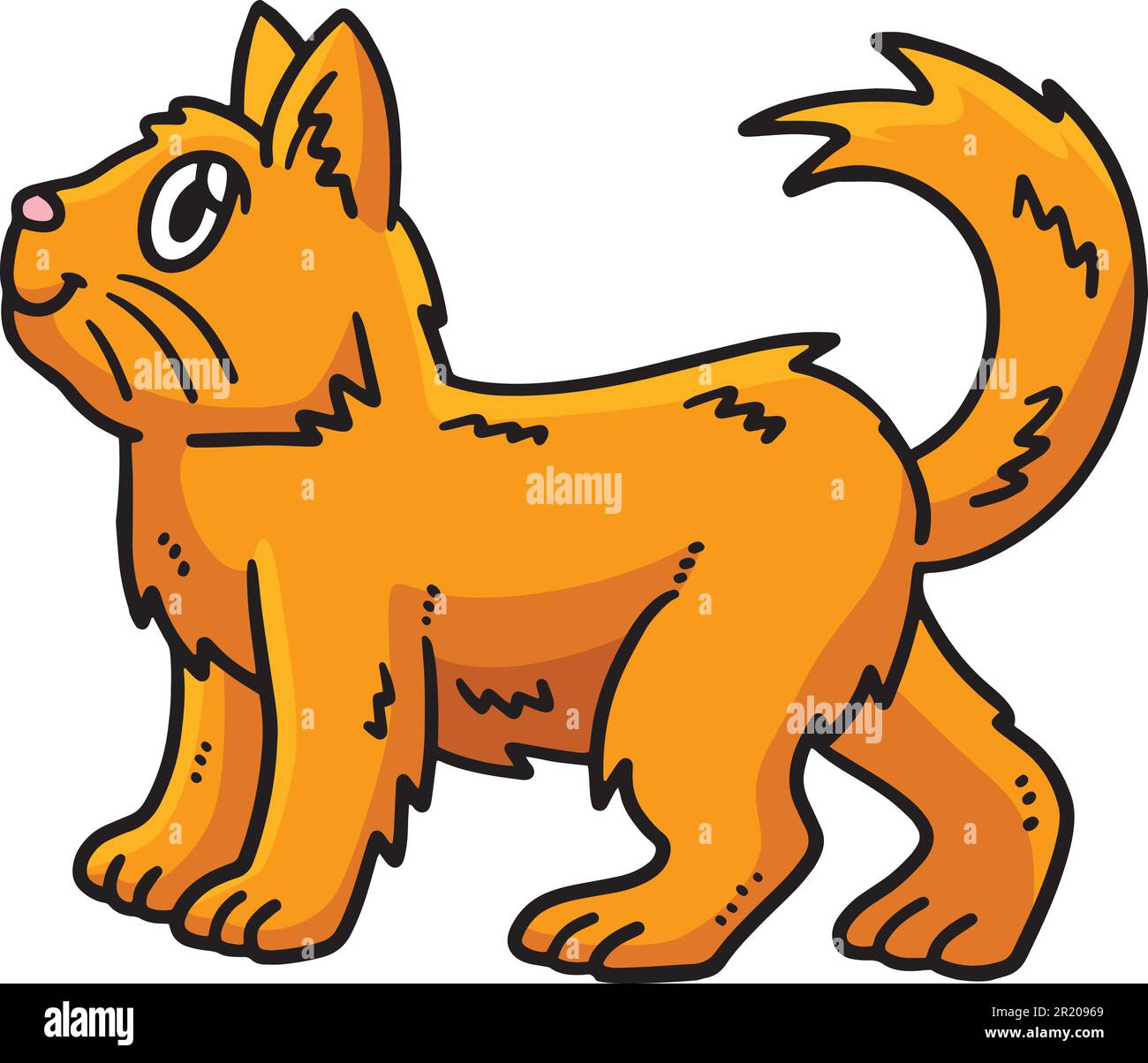 Kitten Cartoon Colored Clipart Illustration Stock Vector Image And Art Alamy