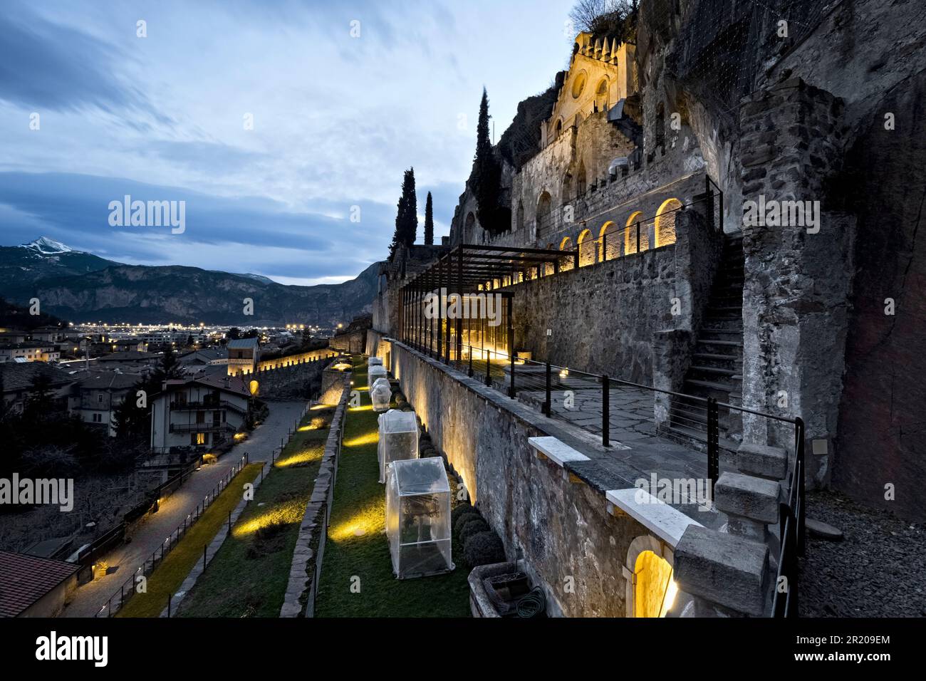 The Ciucioi garden is a 19th century monumental garden built in Gothic ...