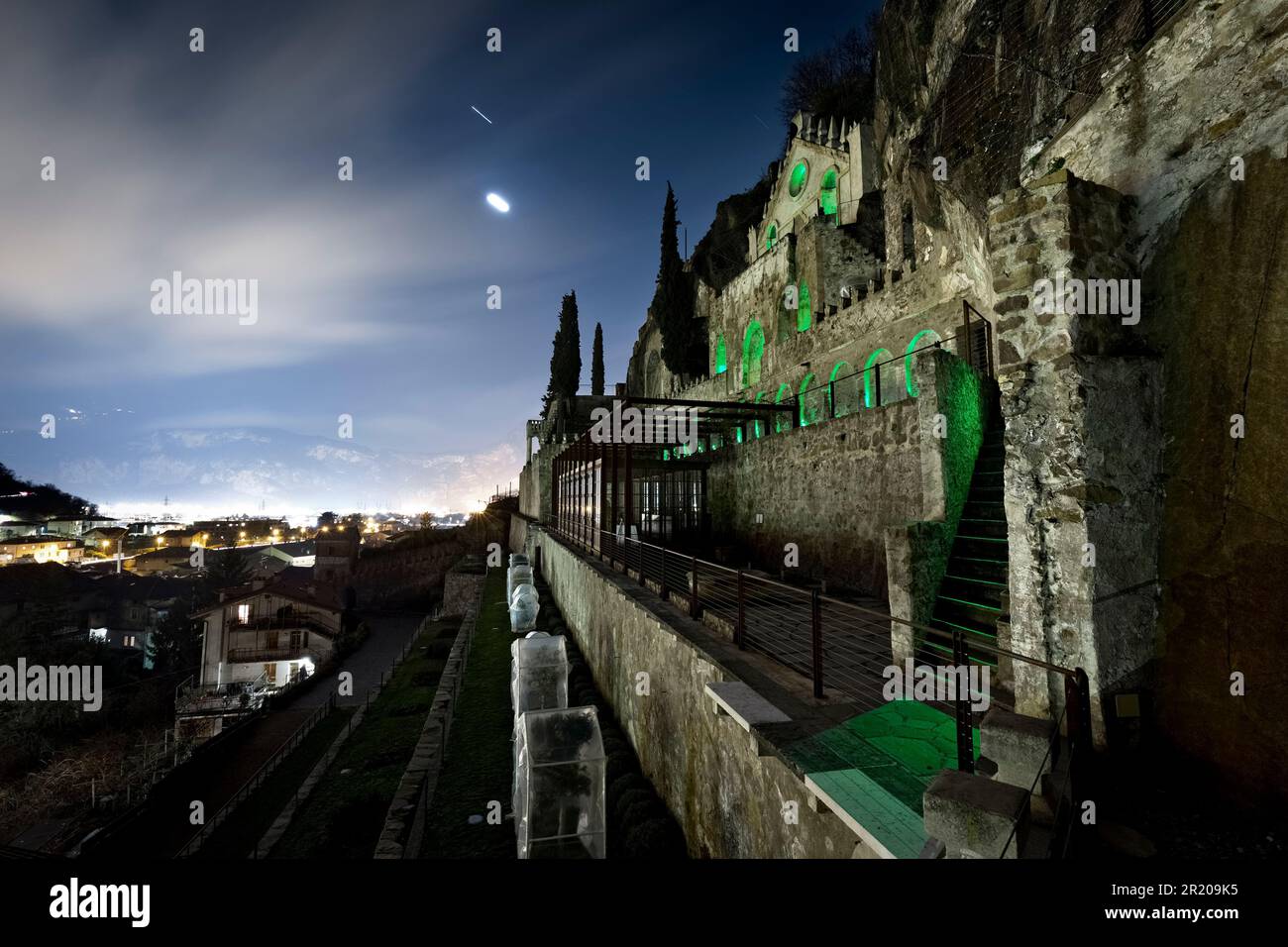 Night at the Ciucioi garden: a 19th century monumental garden built in ...