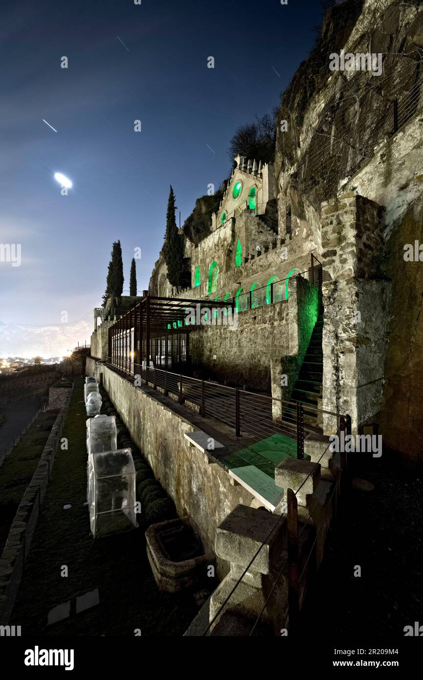 Night at the Ciucioi garden: a 19th century monumental garden built in ...