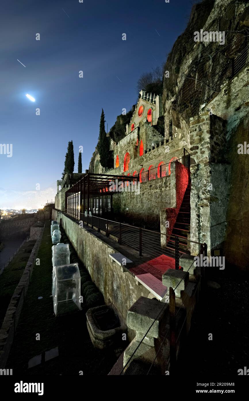 Night at the Ciucioi garden: a 19th century monumental garden built in ...