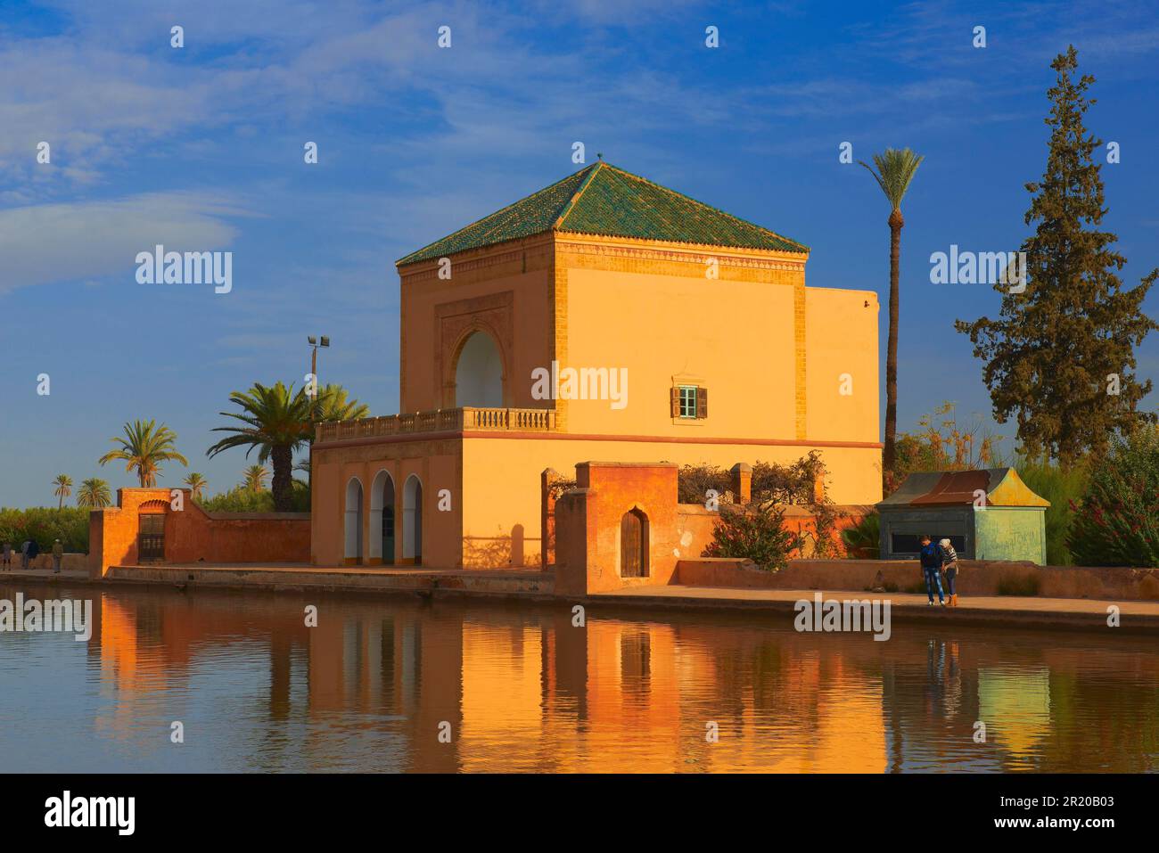 Marrakech, La Menara, Menara Gardens, Saadian Palace in the Menara ... Marrakech, La Menara, Menara Gardens, Saadian Palace in the Menara ...