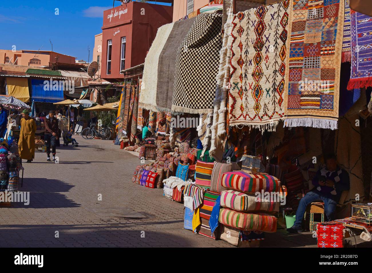 Souk, Traditional Market, Rahba Kedima Square, Place des epices, Medina ...