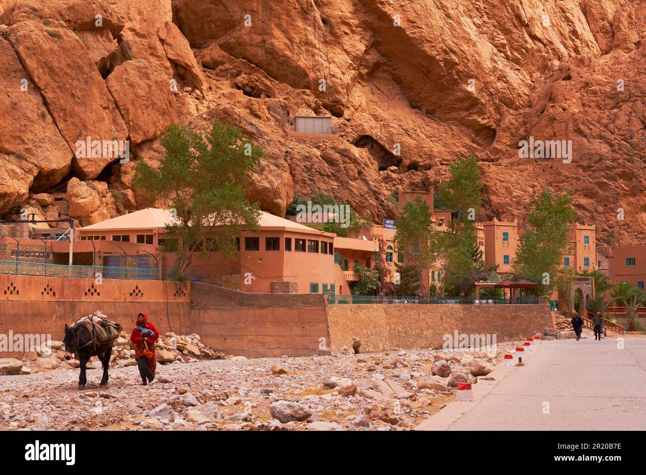 Todra Gorge, Todra Valley, High Atlas, North Africa, Morocco Stock ...